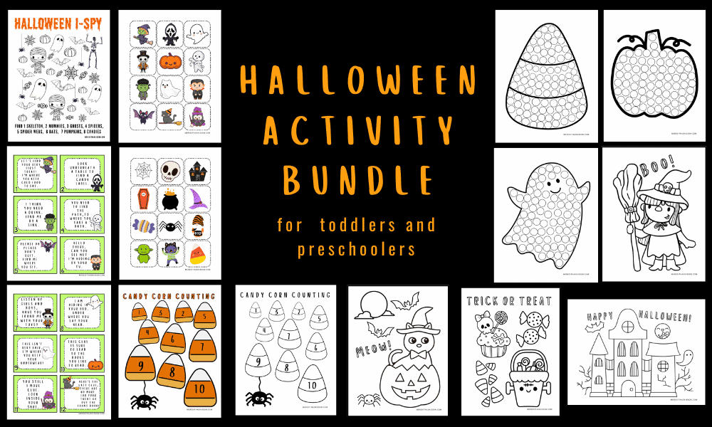 6 Frighteningly Cute Halloween Printable Activities for Preschoolers ...